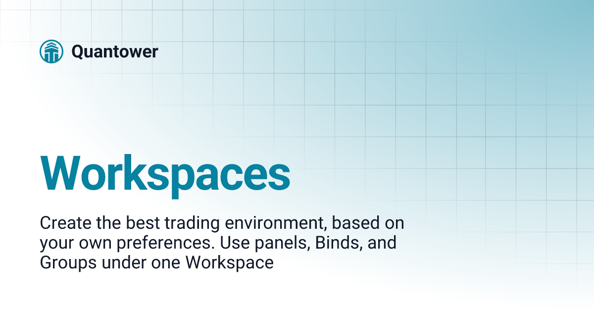 Workspaces | Quantower