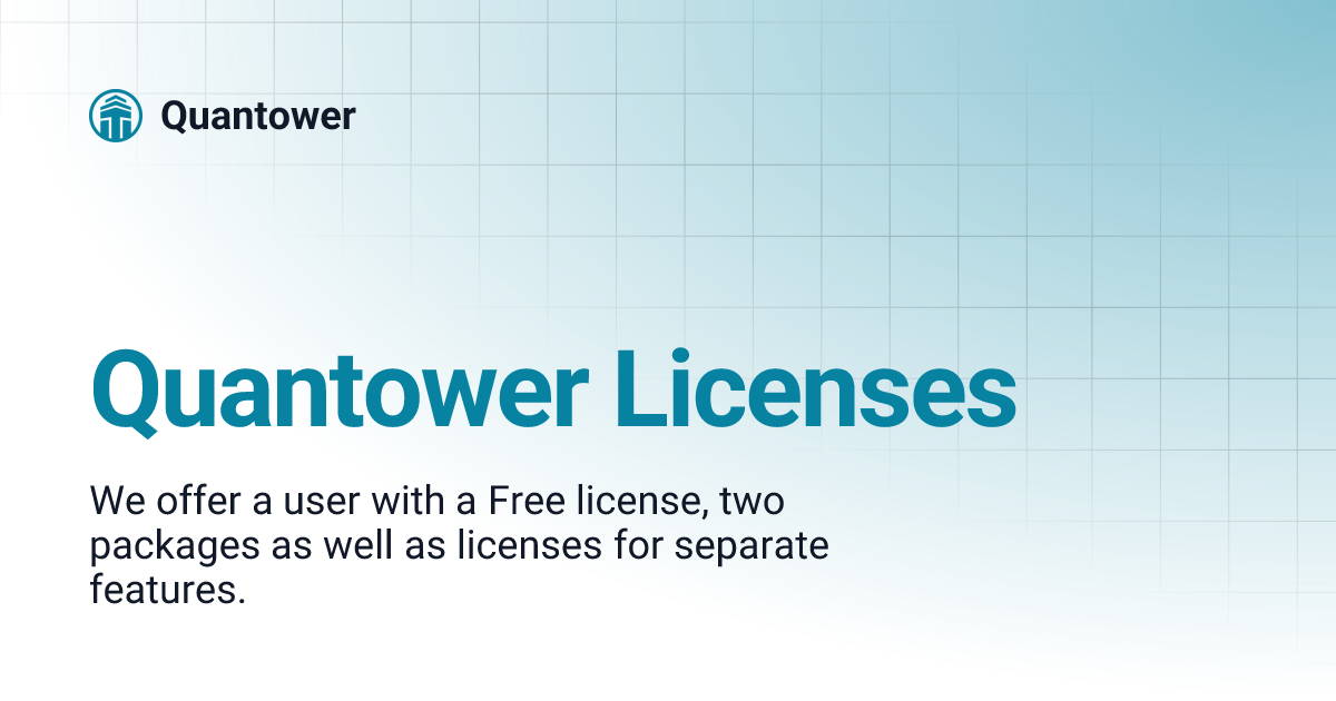 Quantower Licenses | Quantower