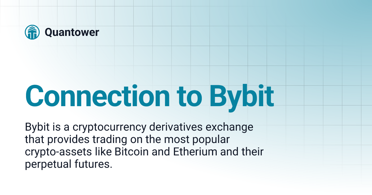 Connection to Bybit | Quantower